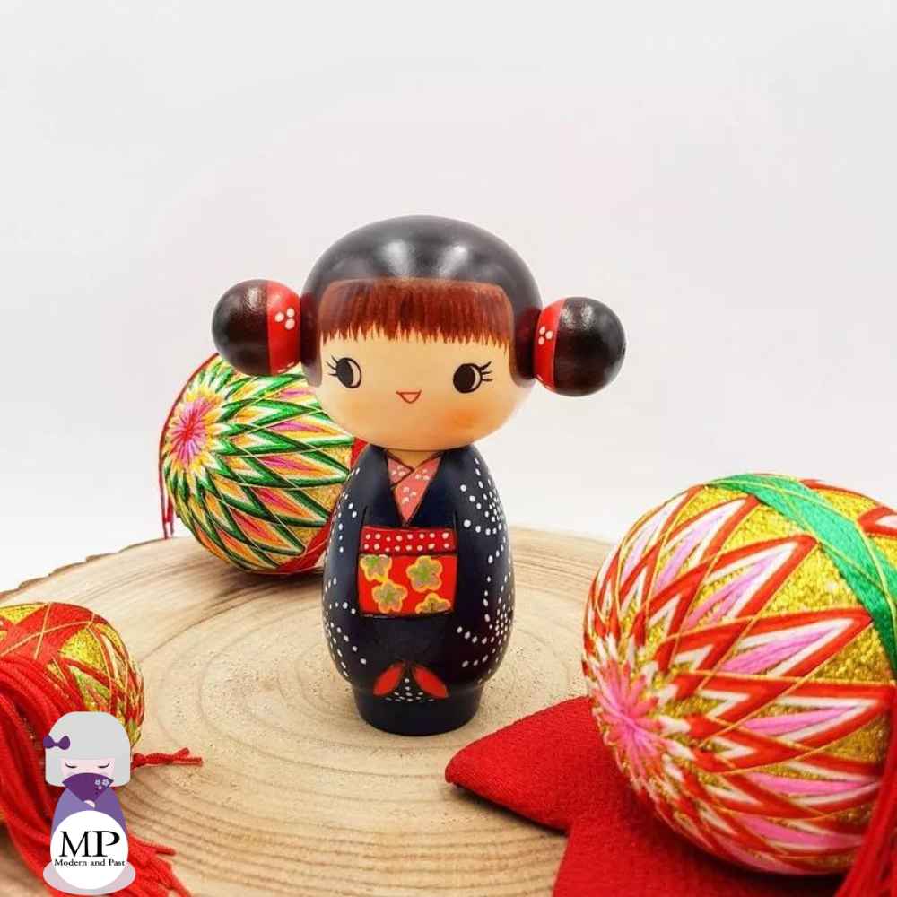 Poup e Kokeshi Gokigen En Bois Mizuki Poup e Kokeshi Gokigen En Bois Mizuki